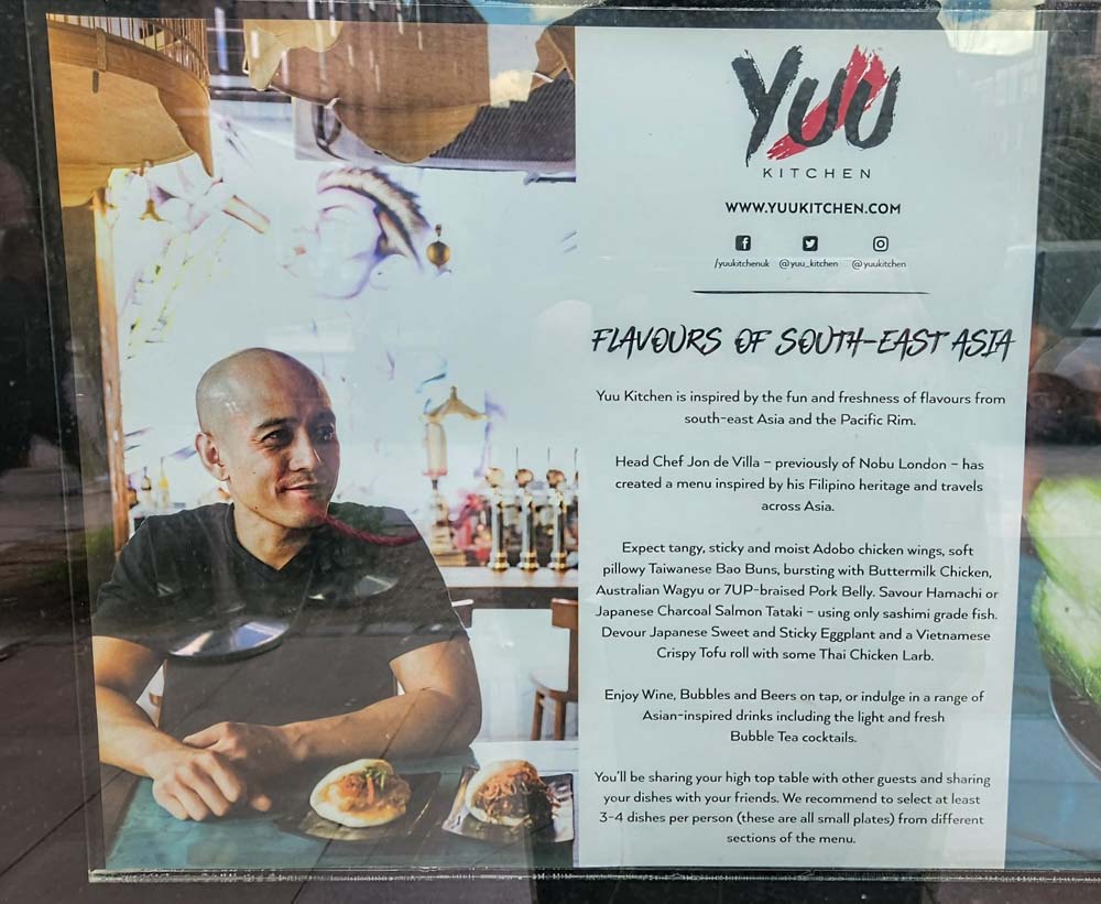 Yuu Kitchen, Delicious South-East Asian fusion in Aldgate E1 - Roaming ...