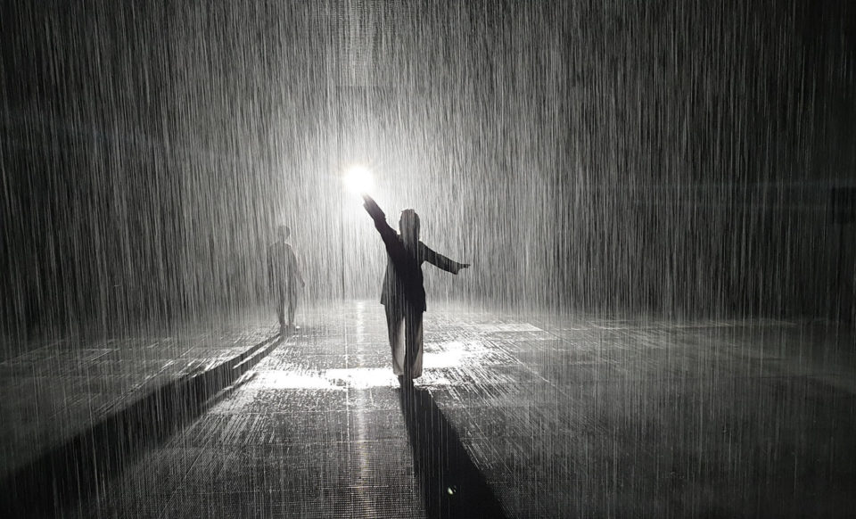 Staying Dry in the Incredible Rain Room in Sharjah - Roaming Required